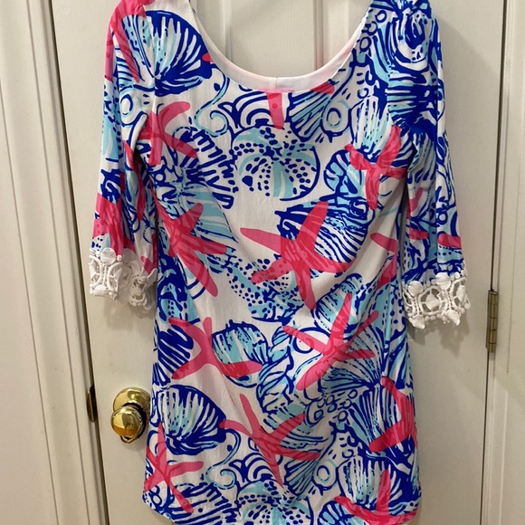 Lilly Pulitzer | Dresses | Lilly Pulitzer Beautiful Starfish Dress Size ...